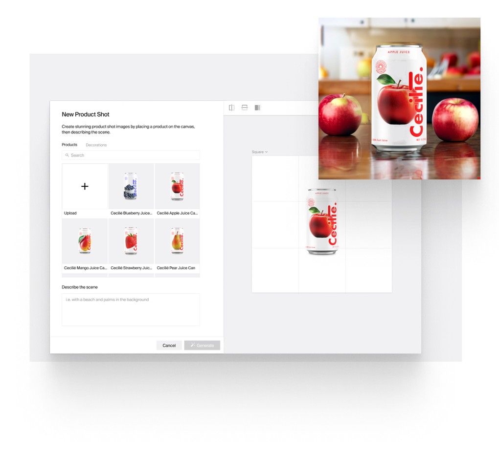 AI Product Photography With Typeface Image Studio