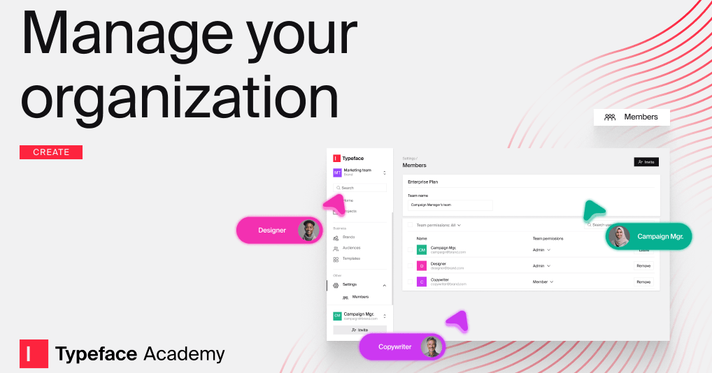 How to Manage Your Typeface Organization and Teams | Typeface Academy
