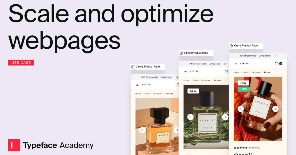 Scale and optimize webpages | Typeface Academy